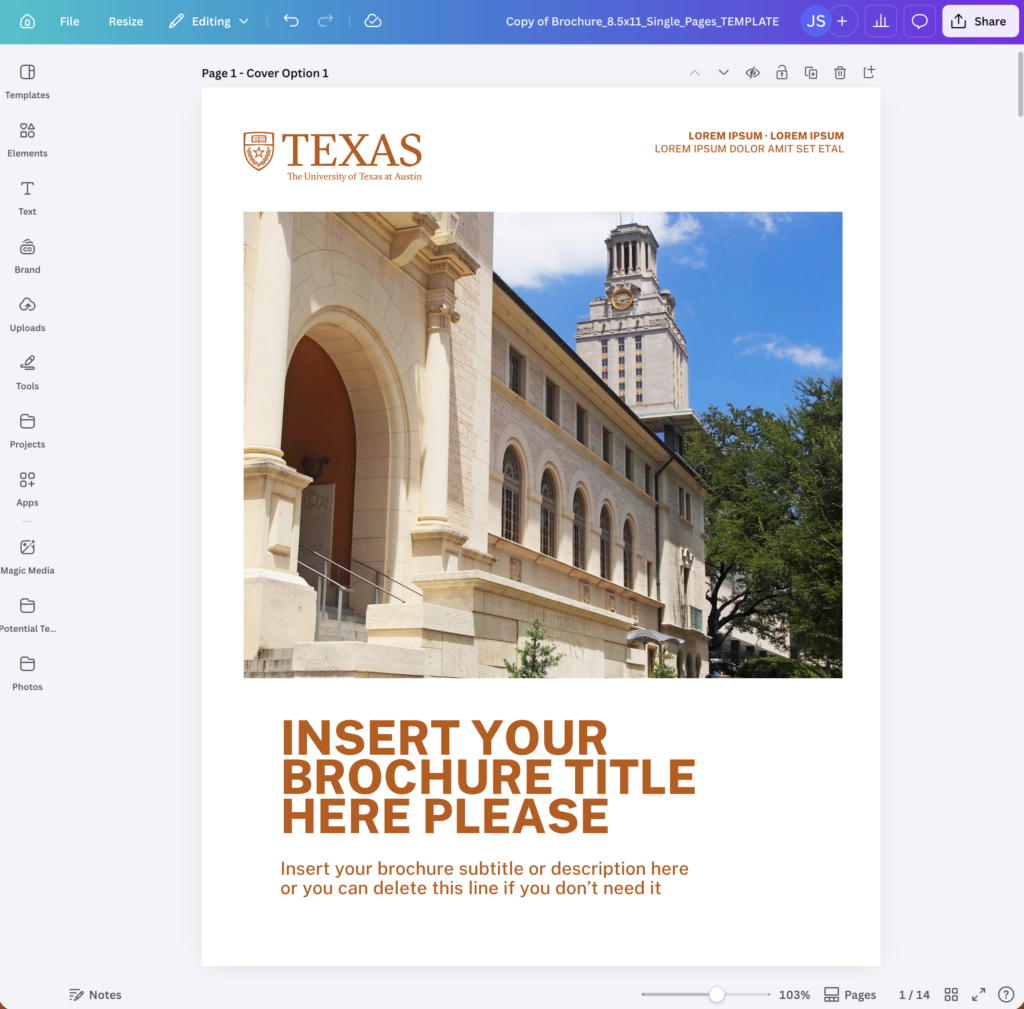 Templates - University Marketing and Communications